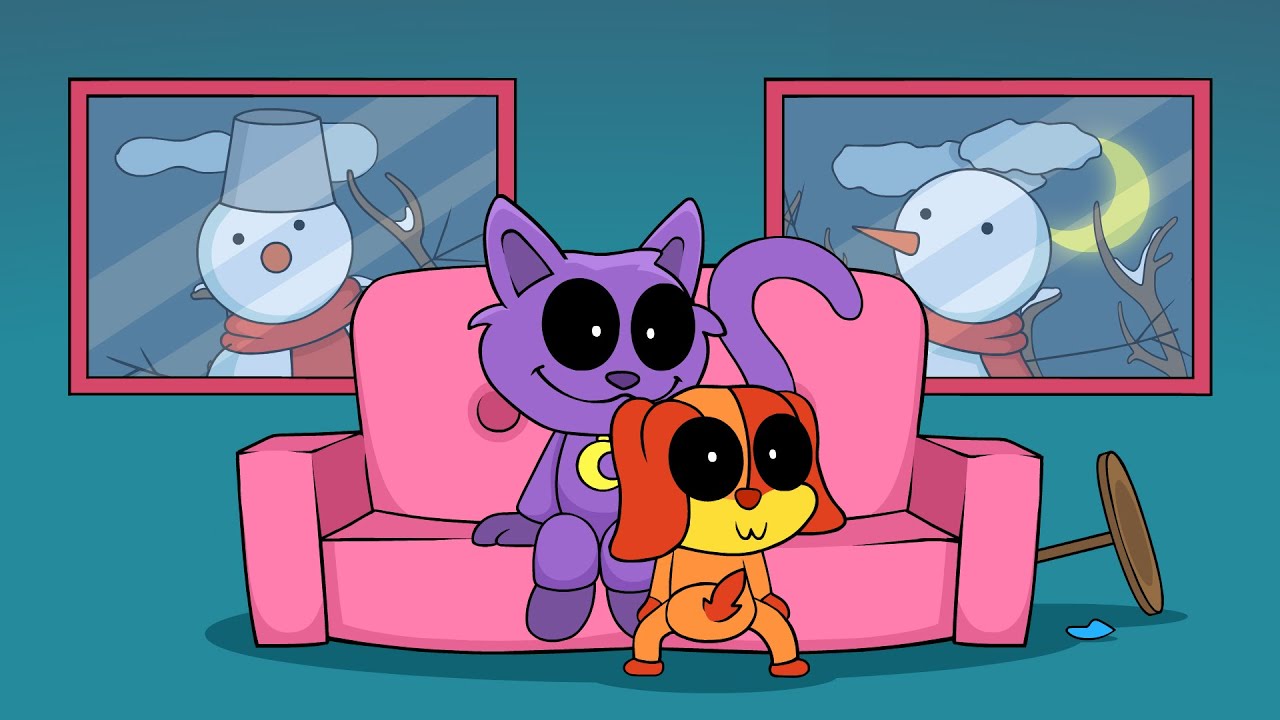 Catnap & Dogday / Dancing Smiling Critters (Poppy Playtime Chapter 3 ...