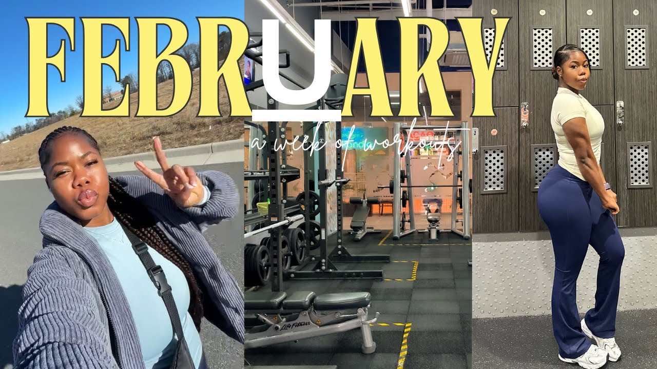 WEEK OF WORKOUTS🎧 |vlog style*my current split. very much beginner ...