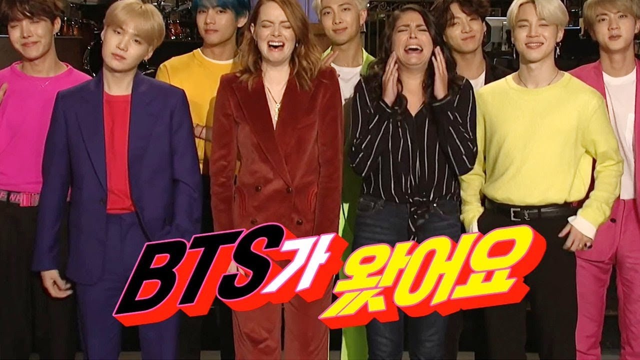 ‘BTS’가 뉴욕에 떴다! 미국 SNL로 화려한 컴백 성공! @본격연예 한밤 105회 20190416 - YouTube