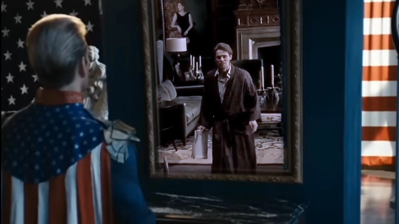 Homelander talks to Green Goblin in the mirror - YouTube