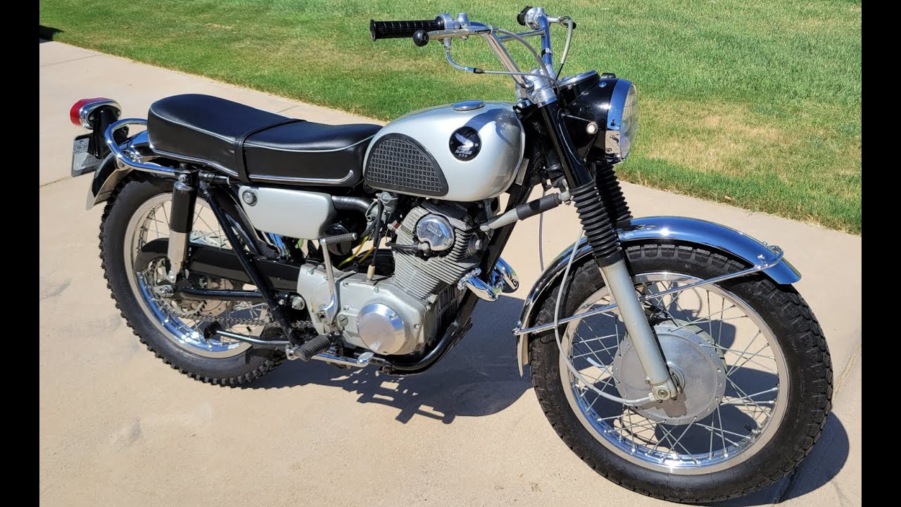 1967 Honda CL77 Short Ride - YouTube