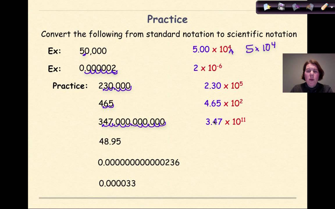 Mathematics of Chemistry I Part 4 Scientific Notation - YouTube