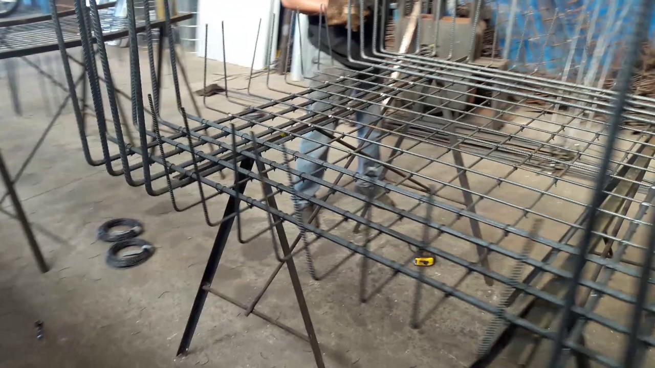 Ferragem Armada - Sapata/ Base/ Gaiola - YouTube