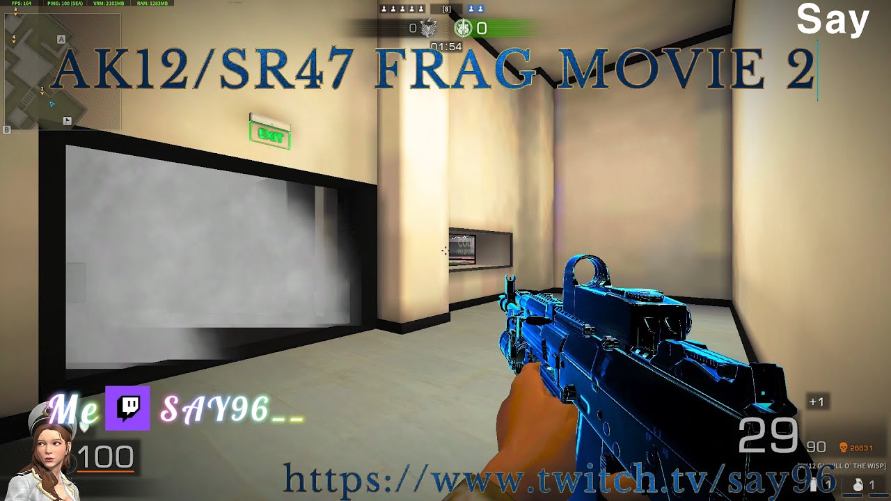 [블랙스쿼드/fps/무료/매드무비]AK12/SR47 FRAG MOVIE 2 - YouTube