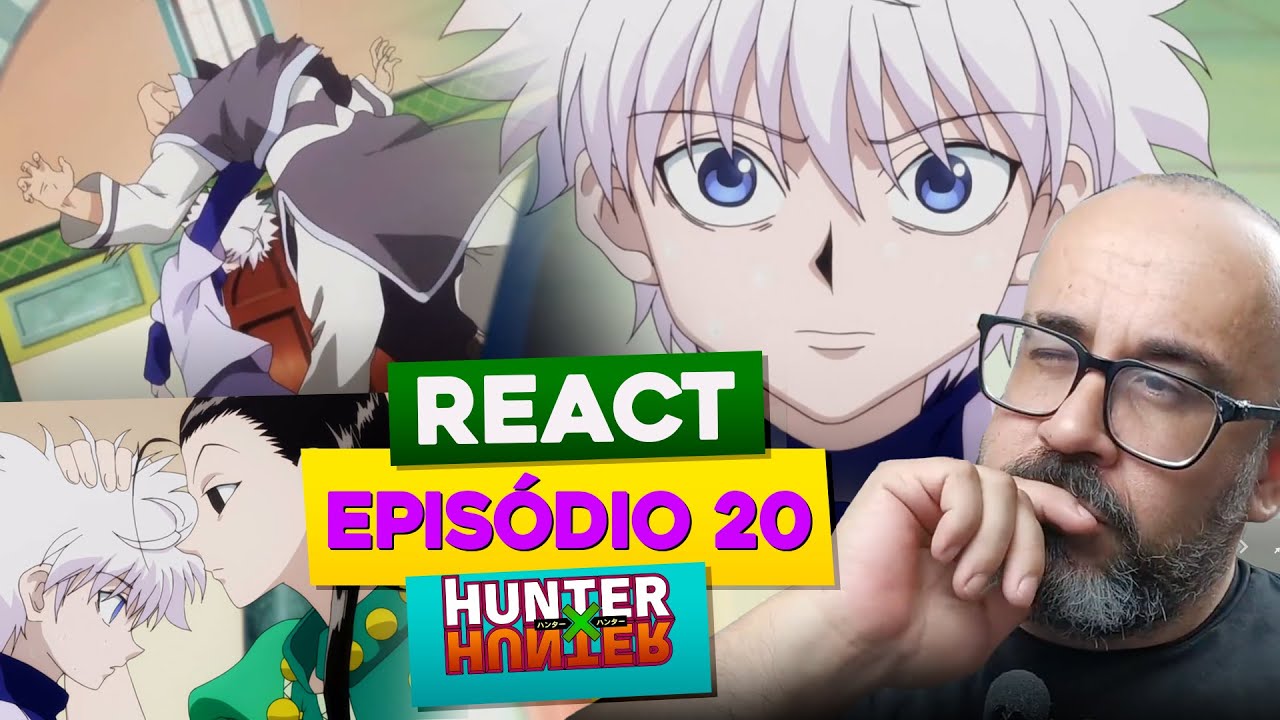GON TOMA UMA "PEIA" DO HANZO! | React HUNTER X HUNTER episode 20 - YouTube