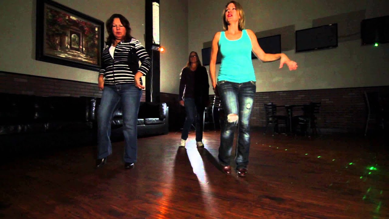 DANCING WITH RHONDA Line Dance Tutorial (BLURRY LINES) part 2 - YouTube