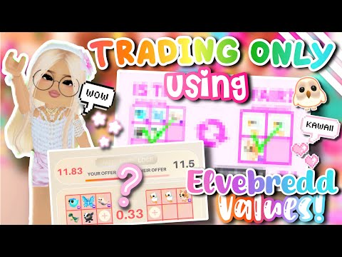 🎡TRADING IN ADOPT ME USING ELVEBREDD VALUES!! *HUGE WINS* - SUCCESSFUL!! 🌈
