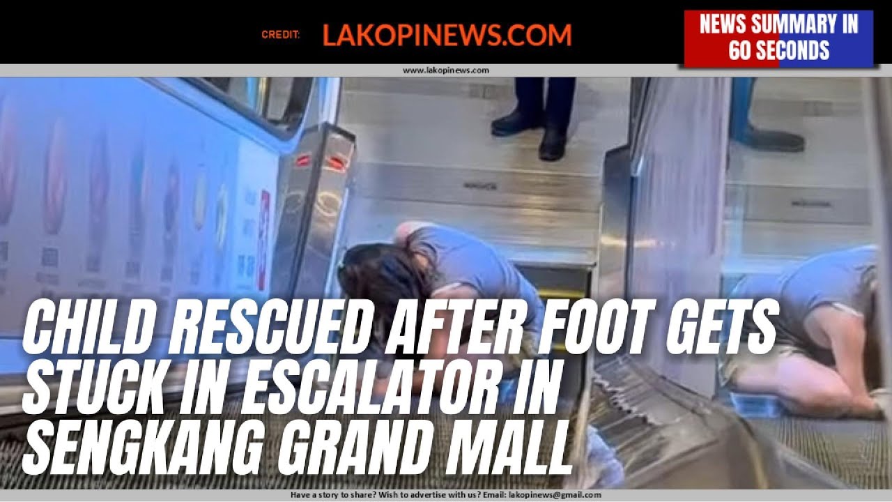 Child Rescued After Foot Gets Stuck in Escalator in Sengkang Grand Mall ...