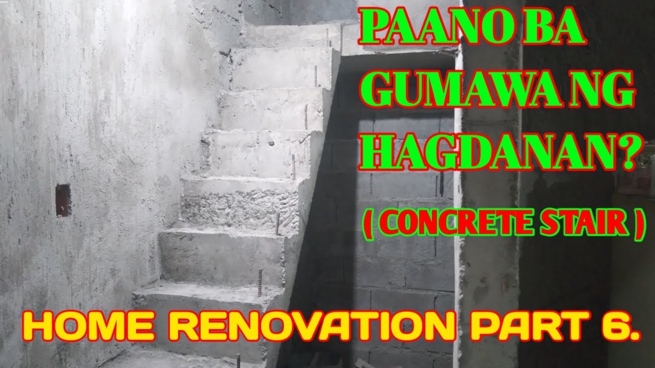 Paano gumawa ng hagdanan? / How to make concrete stair?#concretestair# ...