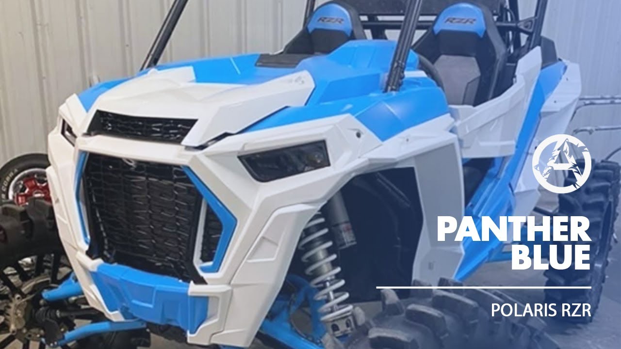 PANTHER BLUE | PEELABLE PAINT | POLARIS RZR - YouTube