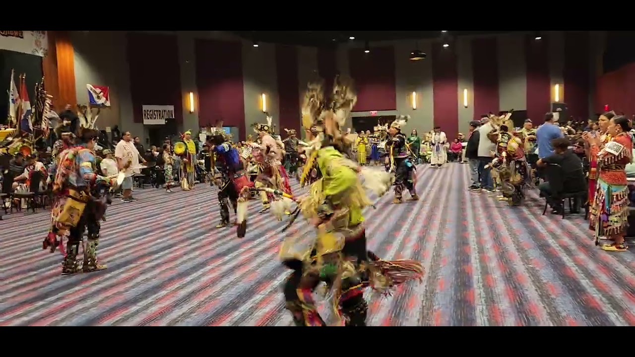 Jr Adult Woodland @ KBIC Spring Contest Powwow 2023 - YouTube