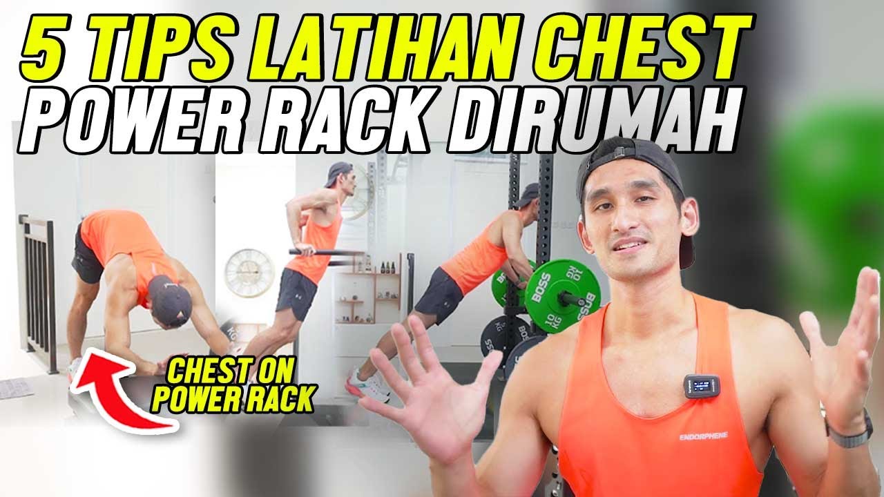 5 LATIHAN CHEST ON POWER RACK AT HOME! - YouTube
