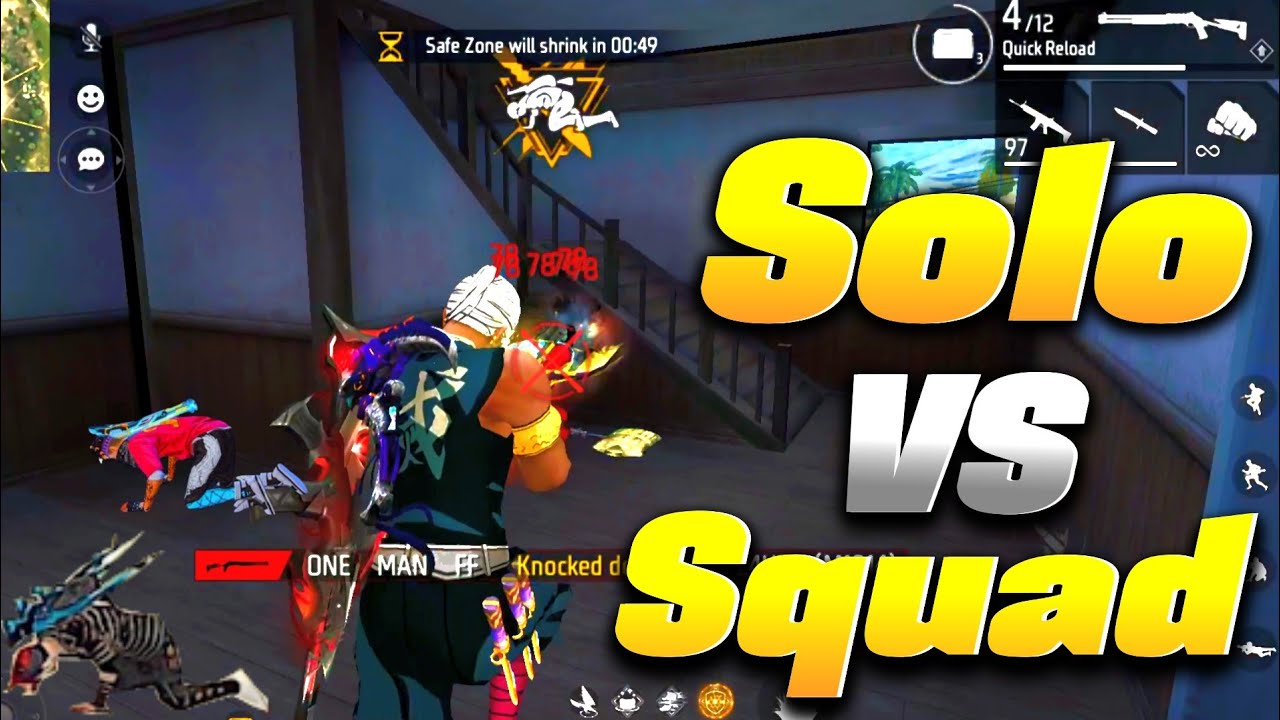 Solo VS Squad Rank Gameplay 🥰 PC দিয়ে Solo Vs Squad খেলতে যেয়ে আমার ...