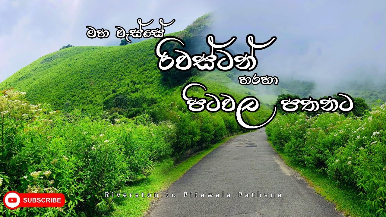 මහ වැස්සේ රිවස්ටන් හරහා පිටවල පතනට | Riverston to Pitawala pathana # ...