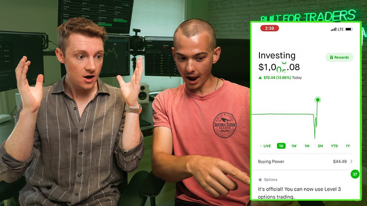 Teaching My Friend How To Trade Options - YouTube