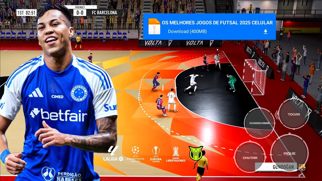 OS MELHORES JOGOS DE FUTSAL PARA ANDROID e iOS 2025 - YouTube
