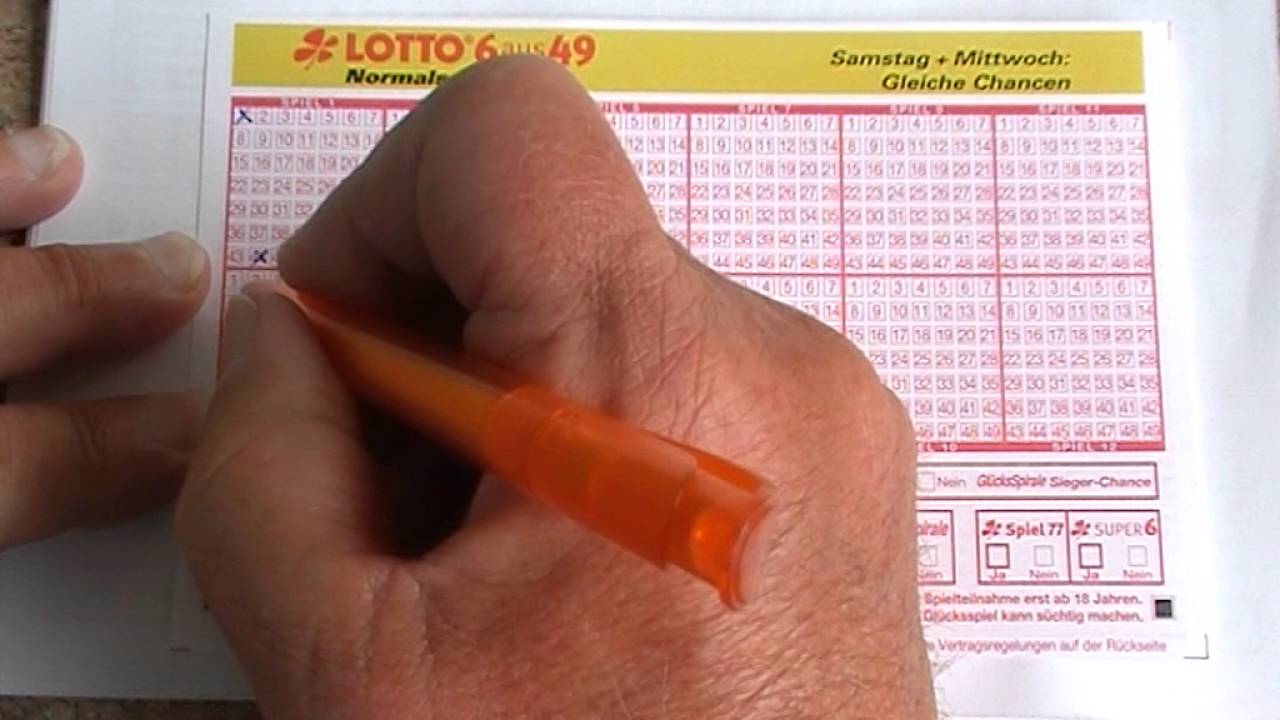 Lottoschein ausfüllen - YouTube