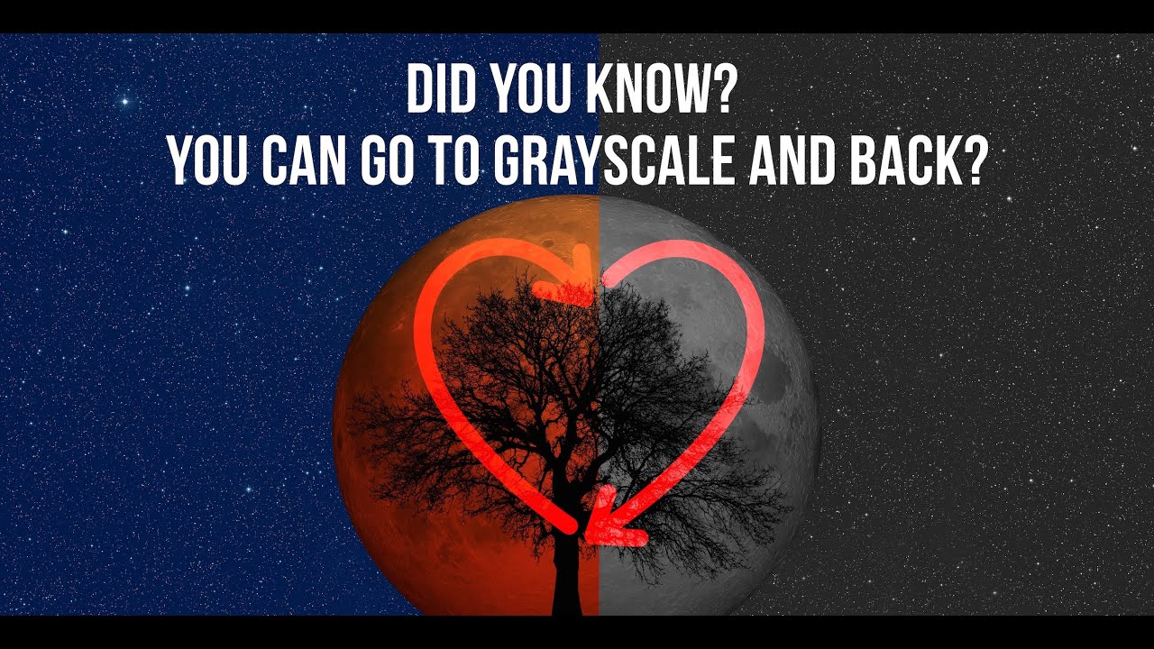 Photoshop Tip: Convert to Grayscale and Back to RGB Without Losing ...