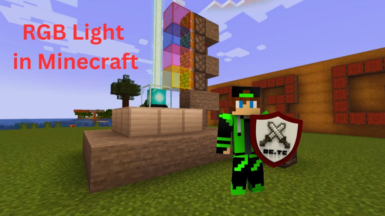 RGB Beacon in Minecraft | Make RGB Lights in 2 minutes in Minecraft ...