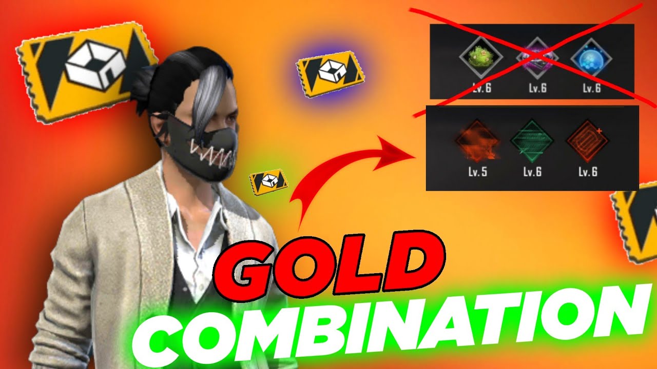GOLD Character combination for CUSTOM || gold character combination in ...