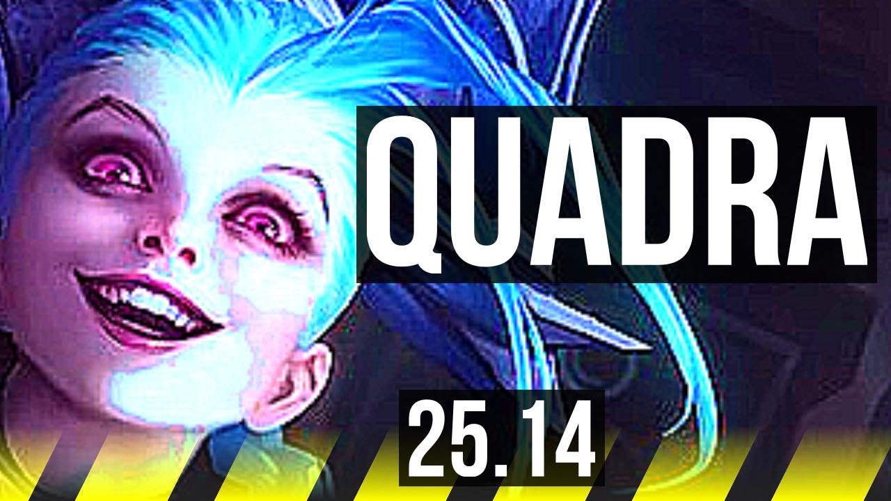 JINX & Nautilus vs CAITLYN & Lux (ADC) | Quadra, 15/3/8, Godlike | EUW Master | 25.14 - YouTube