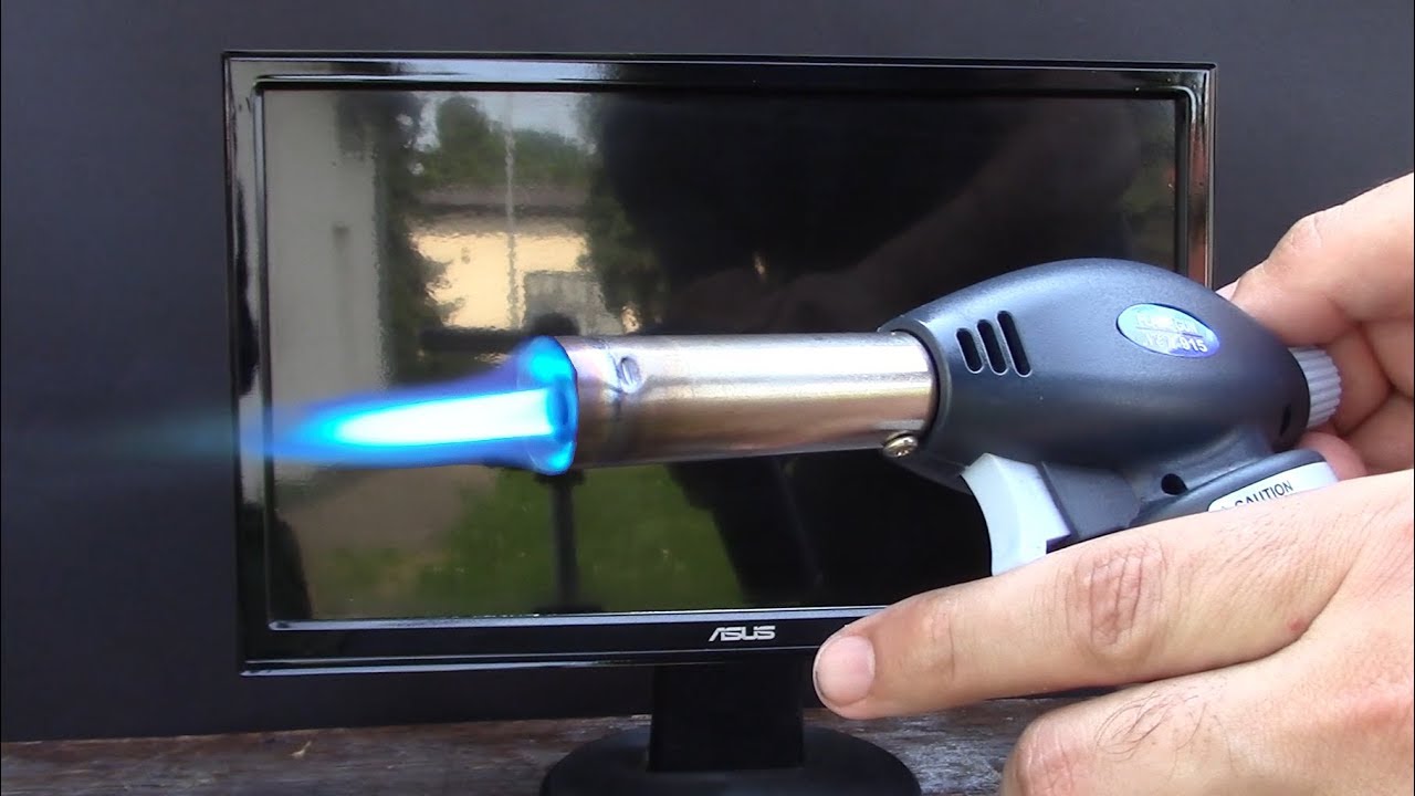 Really dumb way to destroy a monitor - YouTube