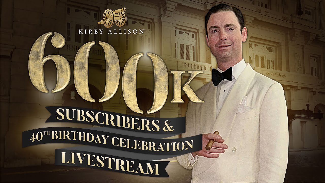 600k Livestream + 40th Birthday Black Tie Celebration! Kirby Allison - YouTube