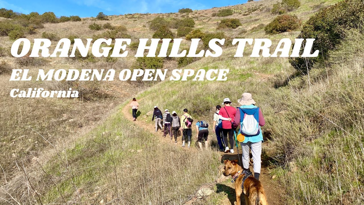 El Modena Open Space - Orange Hills Trail, California #hikingwithdogs - YouTube