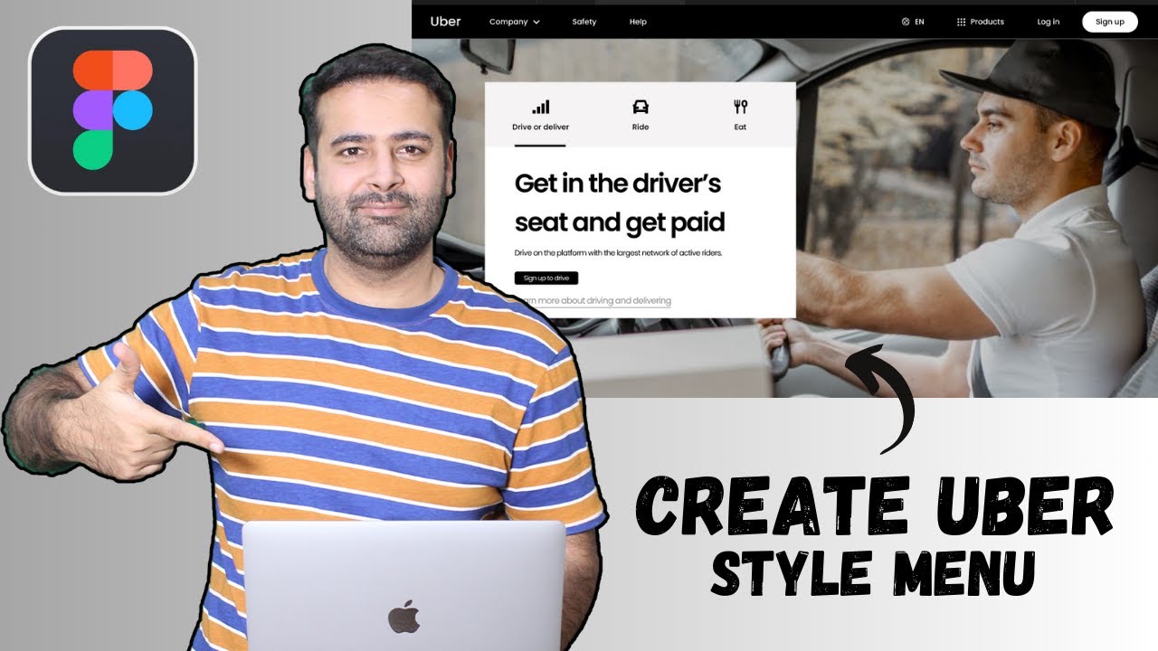 [Figma Beginner Tutorial] How To Create Uber Style Menu - 2025 - YouTube