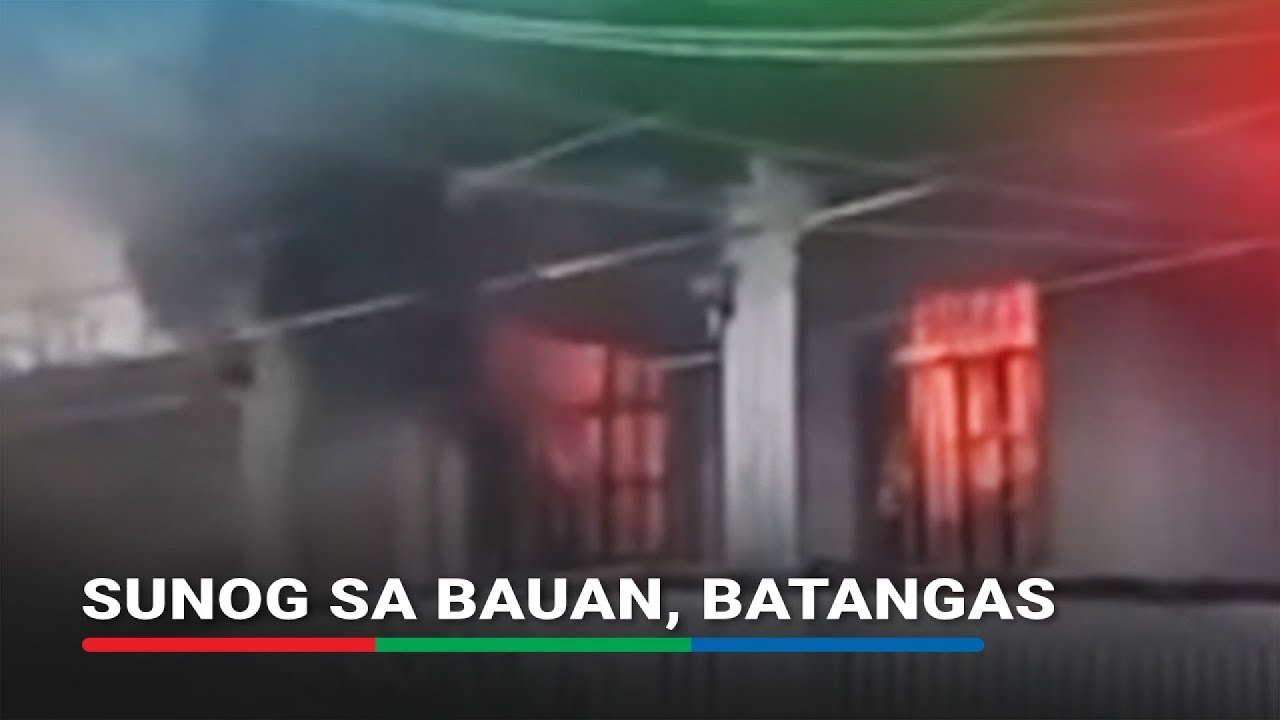 Isa patay sa sunog sa Bauan, Batangas | ABS-CBN News - YouTube