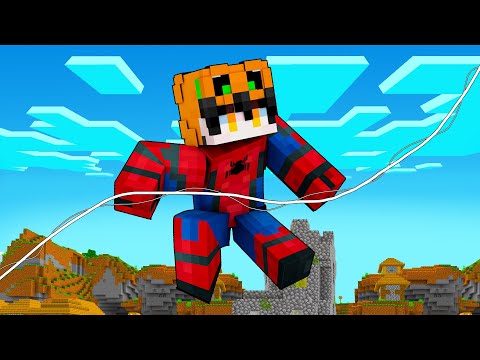 AKU MENJADI SPIDERMAN DI MINECRAFT!!