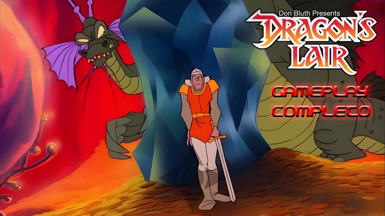 Dragon's Lair Gameplay Completo No Comment - YouTube