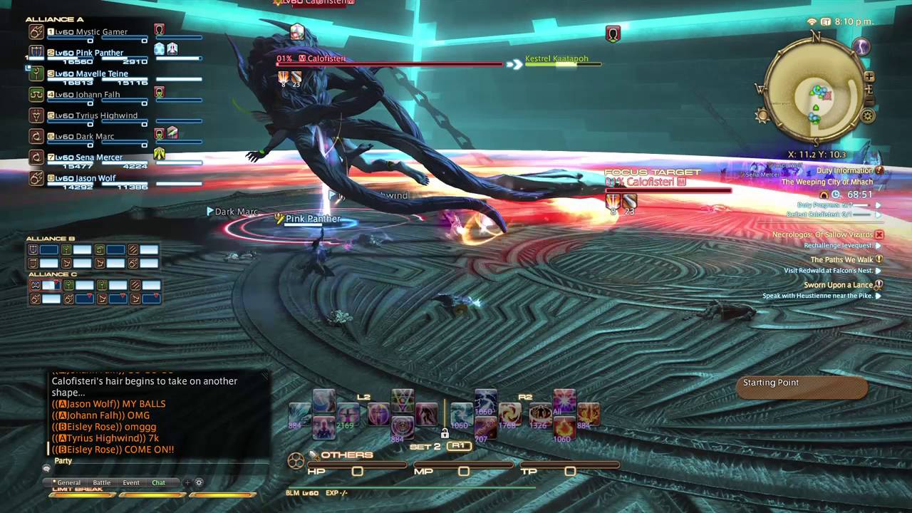 FFXIV - Pld and War duo last 5% calofisteri - YouTube