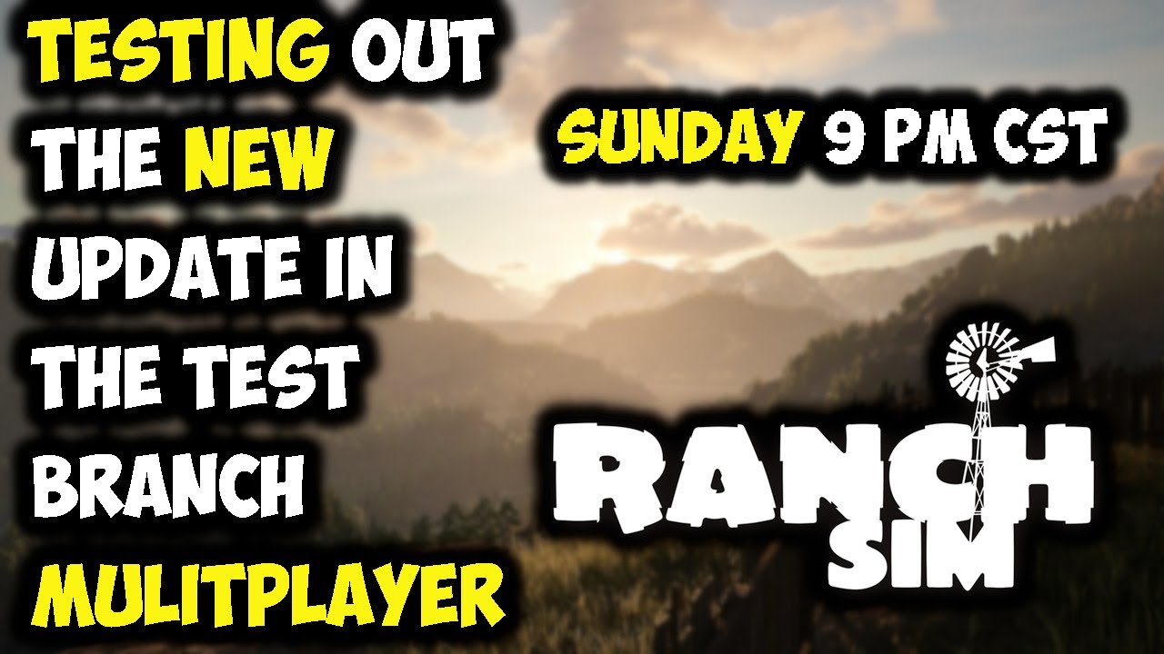 Ranch Simulator - NEW UPDATE MULTIPLAYER STREAM - YouTube