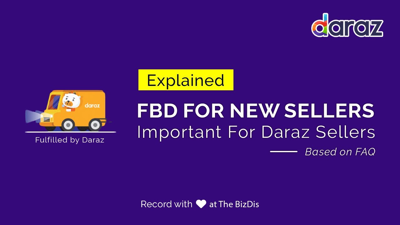 FBD 🔥 Fulfillment by Daraz for New Sellers - YouTube