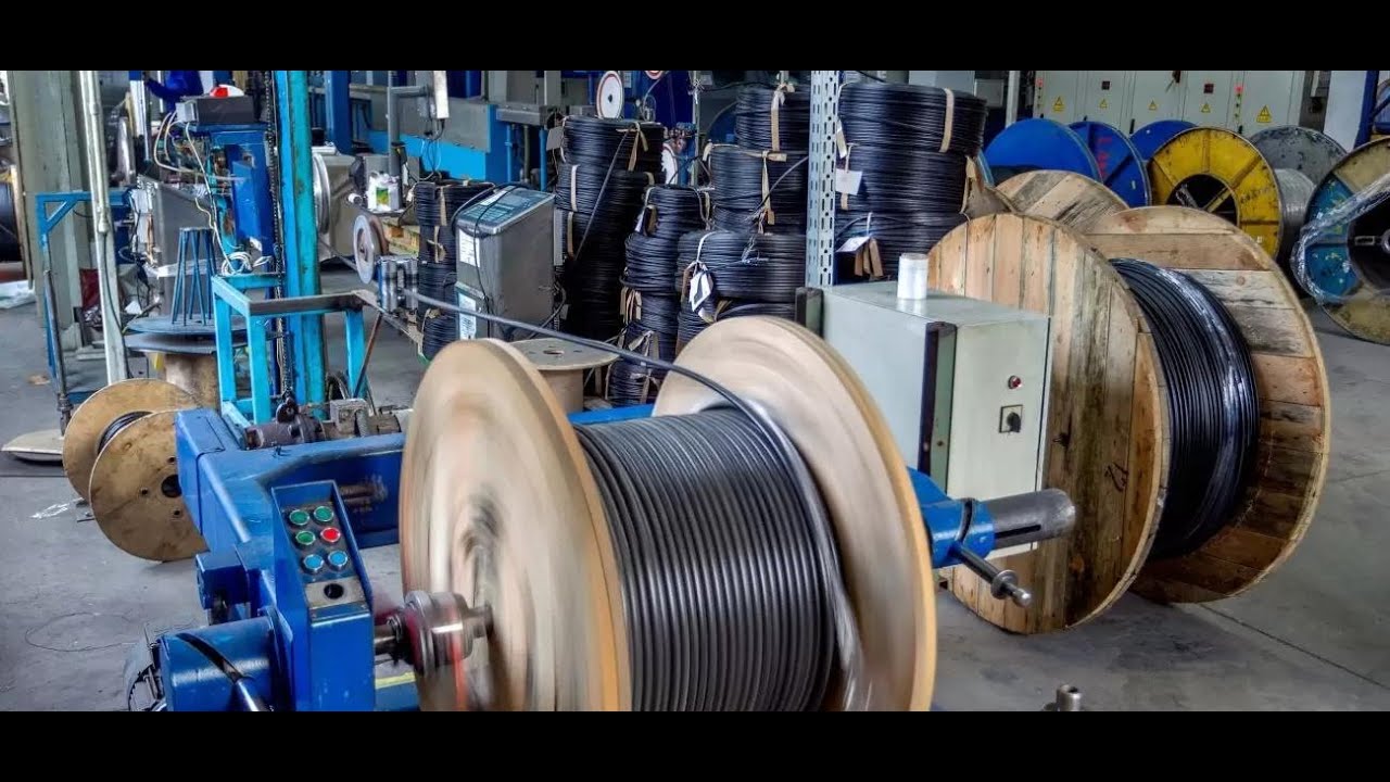 Fiber Optic Cable Production Lines Equipment - YouTube
