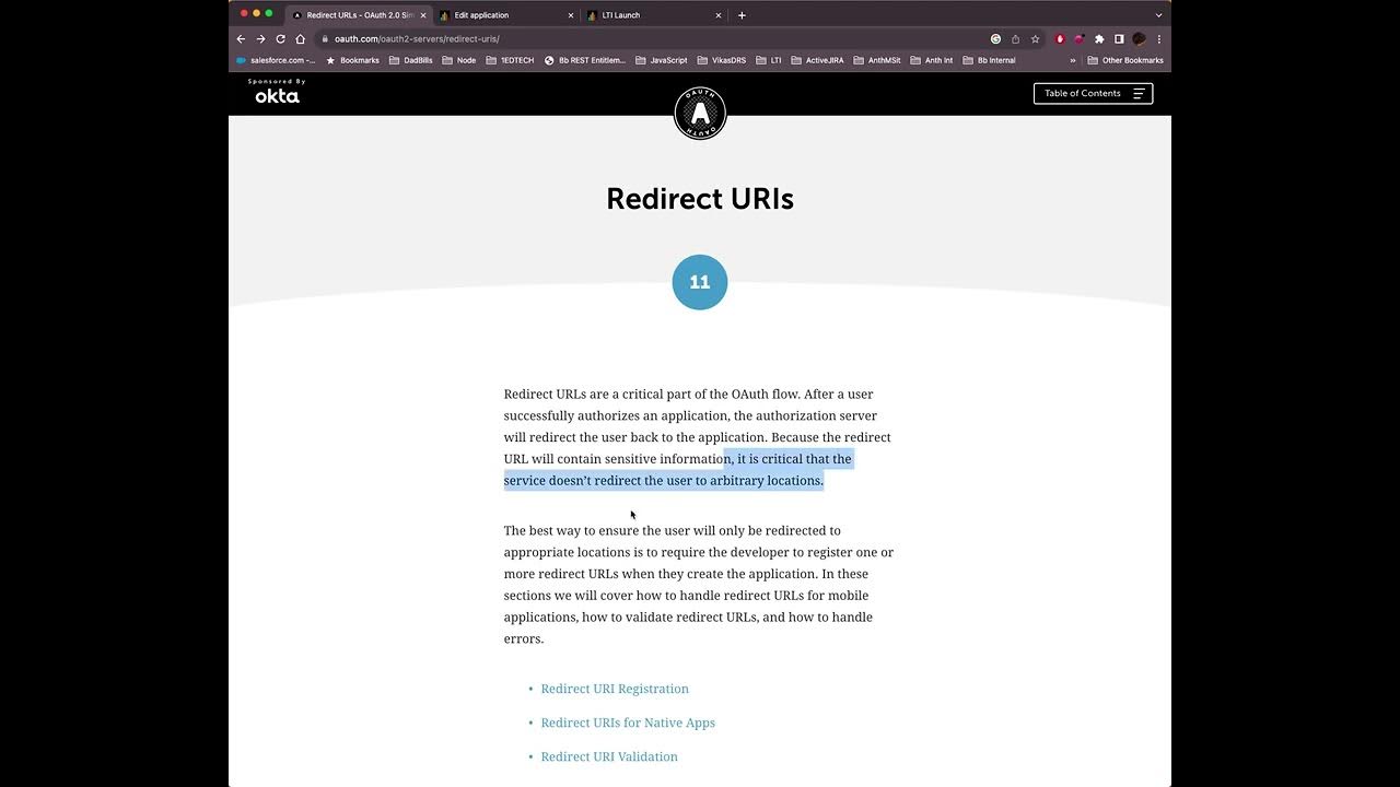 LTI 1.3 Invalid Redirect URL & How to Fix - YouTube
