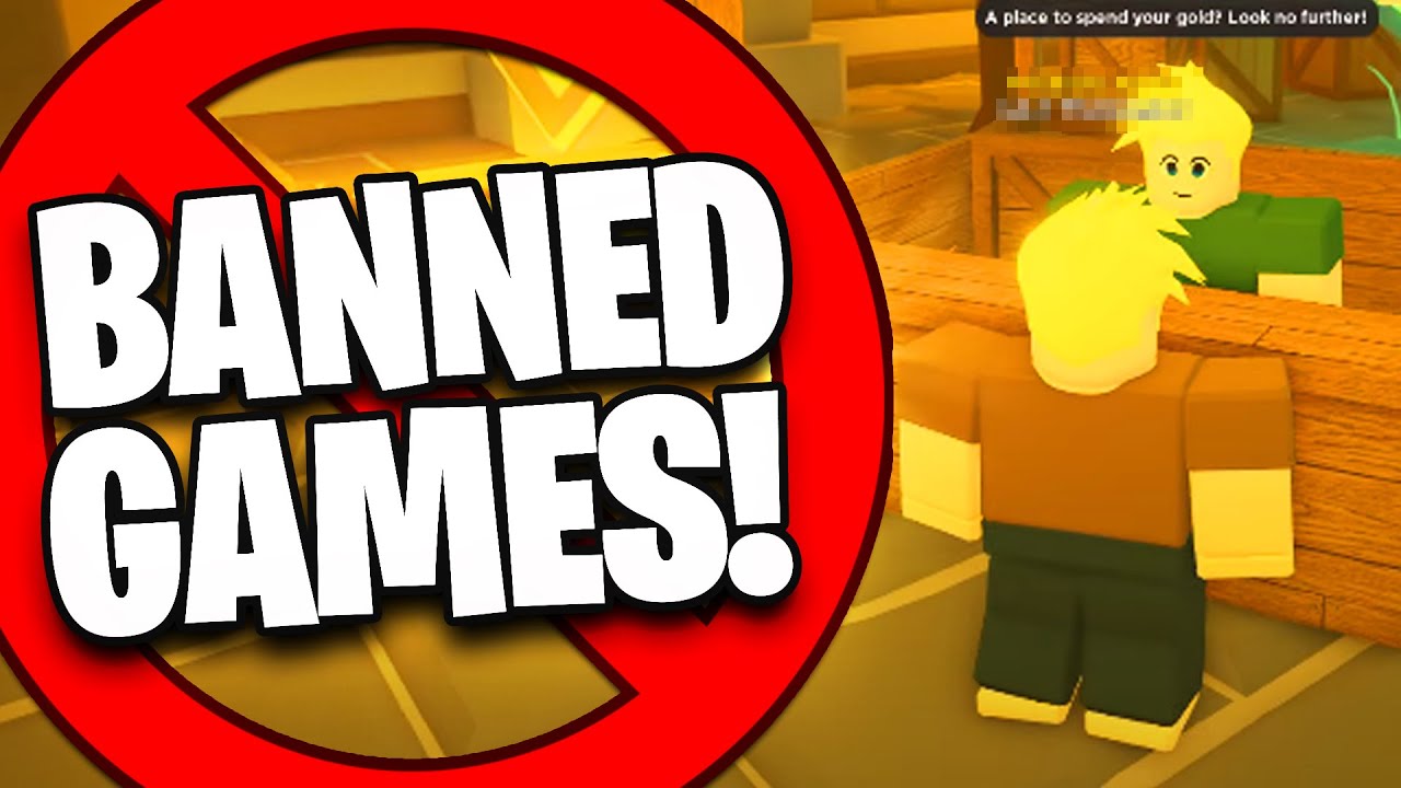 Top 5 BANNED Games On Roblox! - YouTube