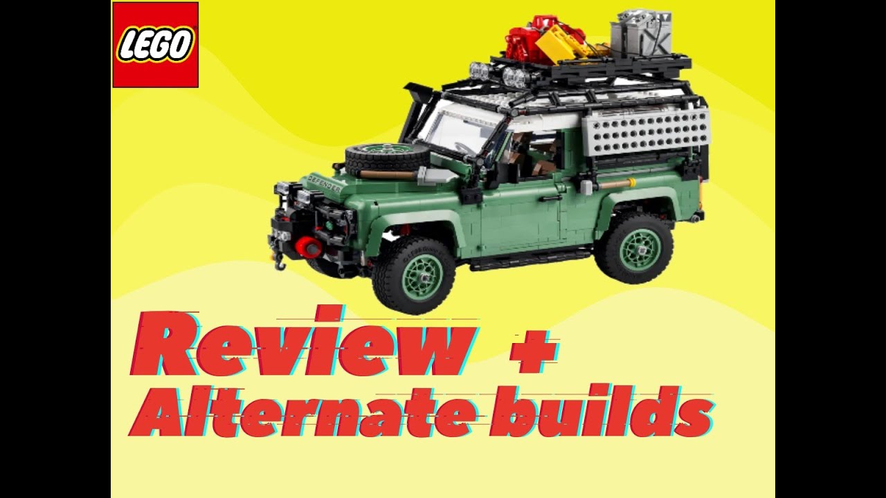 Lego Land Rover Classic Defender 90 review & alternate build | Lego ...