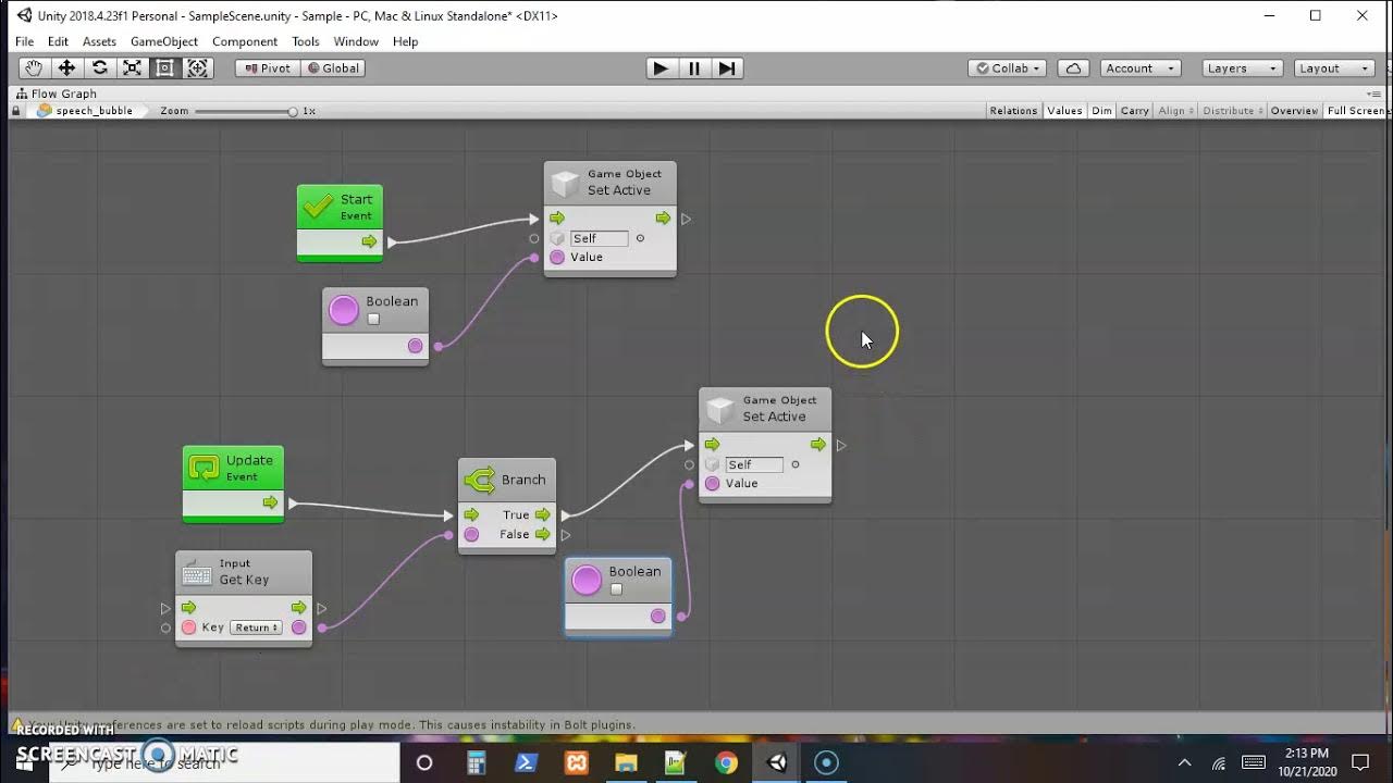 Create UI Elements in Unity with Bolt Part 3 - YouTube