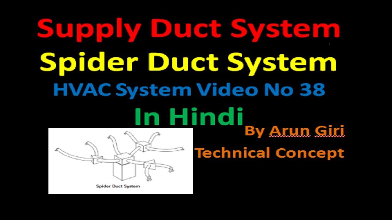 Spider Duct System / Supply Duct System in Hindi [Video No 38] - YouTube
