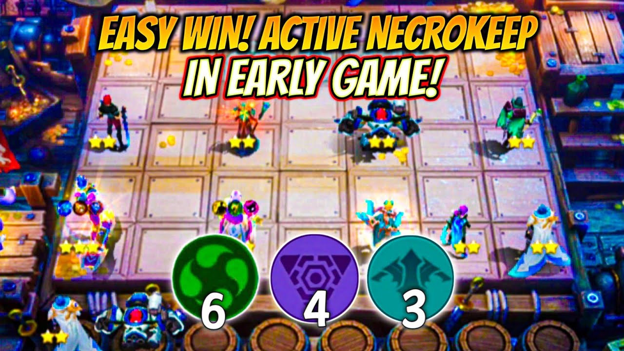 ELEMENTALIST FUTURE TECH NECROKEEP COMBO EASY TO MYTIC MAGIC CHESS ...