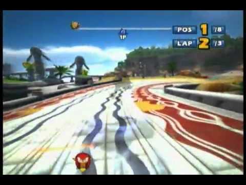 Sonic & SEGA All-Stars Racing Demo Gameplay - Sonic The Hedgehog - YouTube