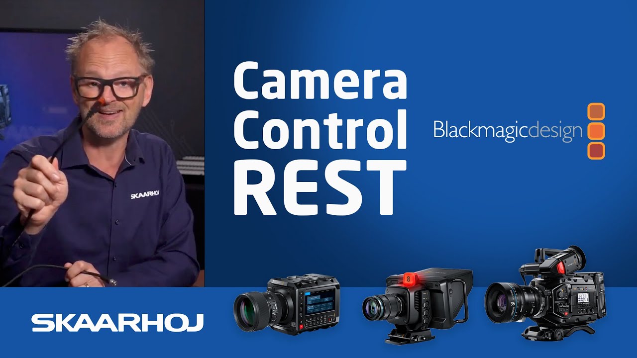 Control Blackmagic Cameras Using REST API and SKAARHOJ - YouTube