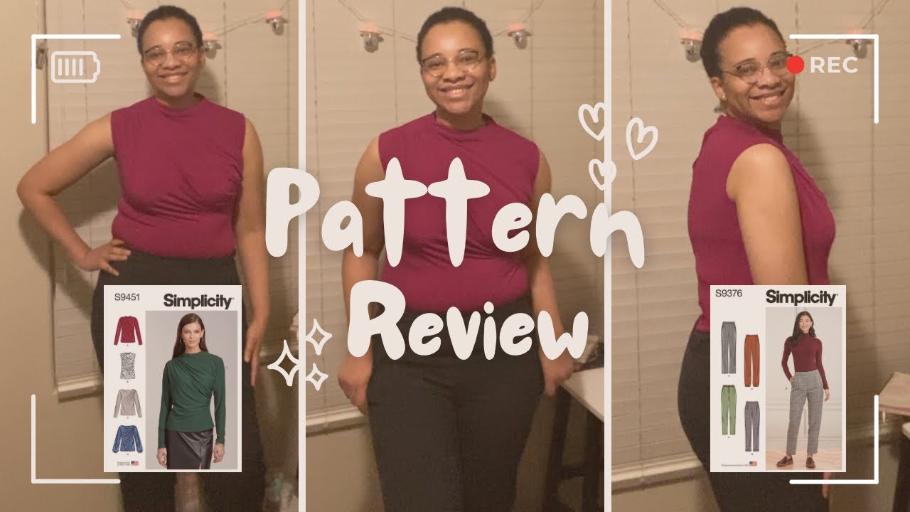 2 pattern reviews in 1! simplicity #s9451 and #s9376 sewcially.awkward ...