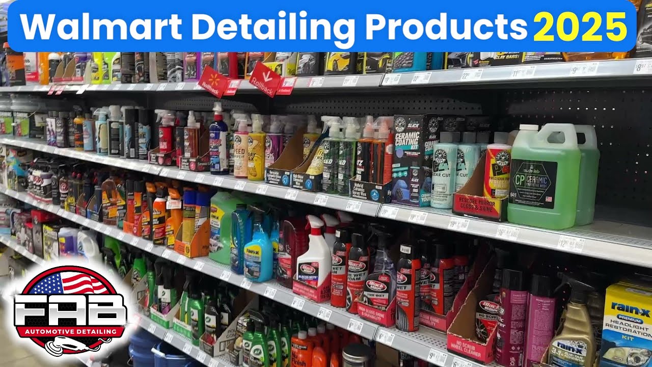 Walmart Detailing Isle in 2025. Very Interesting Stuff on the Shelves ...