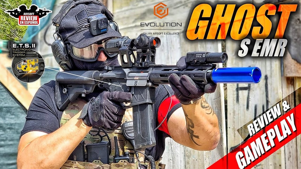 EVOLUTION GHOST S EMR con gatillo ETS II ( Review 🔍 & Gameplay 🎮 ...