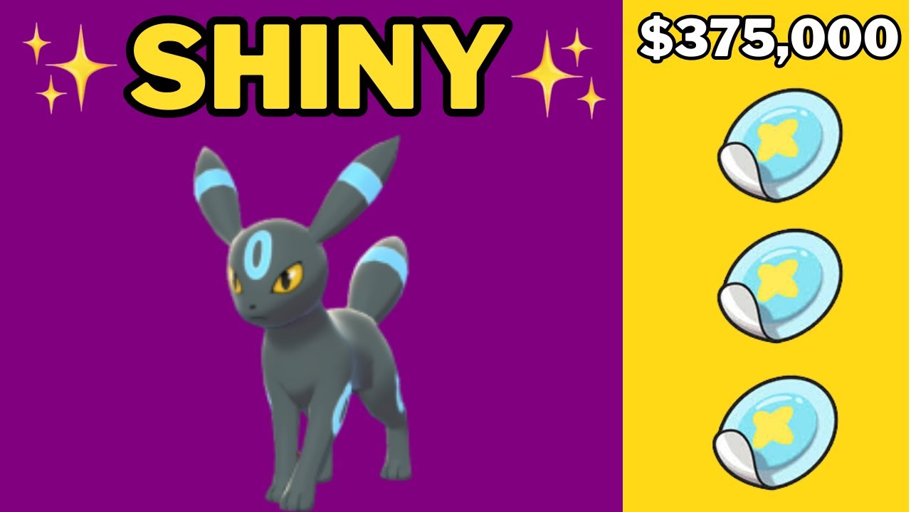 3x Ability Patch SHINY UMBREON Tera Raid in Pokemon Scarlet Violet ...
