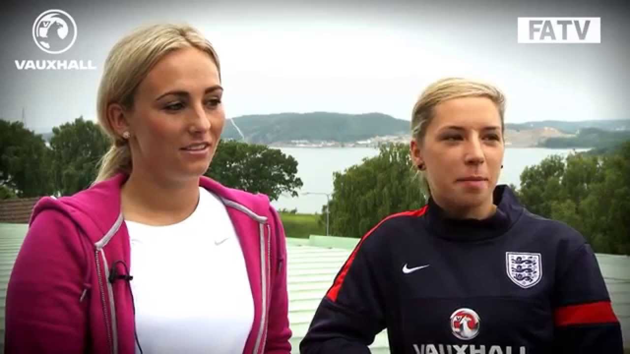 Euro 2013 preview: Toni Duggan and Jordan Nobbs - YouTube