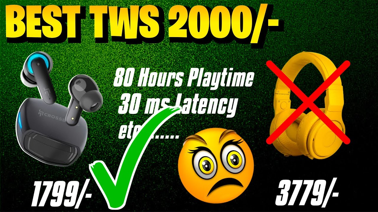BEST TWS UNDER 2000 |😱 BEST LOW LATENCY EARBUDS FOR GAMING | BEST TWS ...
